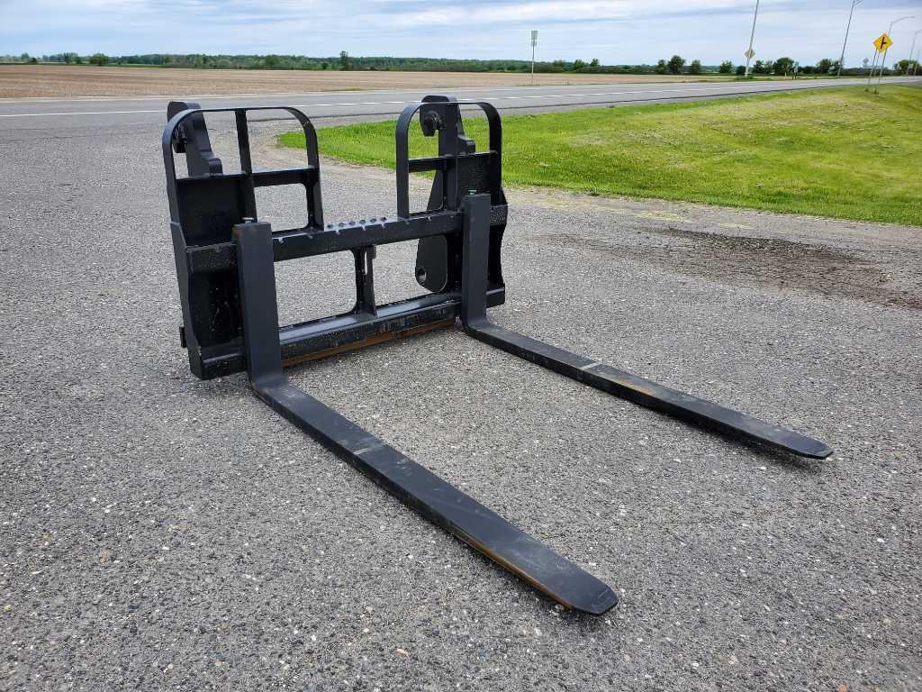 Fourche à palette HLA 7500lbs Attache John Deere JRBE, CAT IT24, John ...