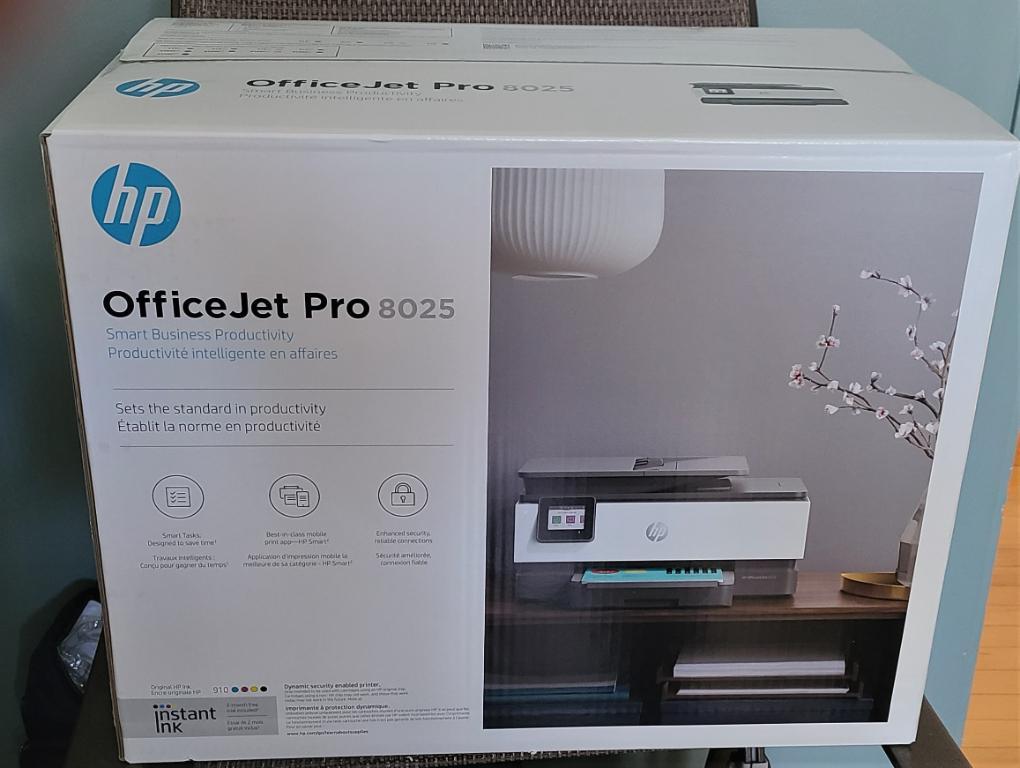 Imprimante HP 8025 OfficeJet pro NEUF PAS OUVERTE (au QUEBEC) Neuf à ...