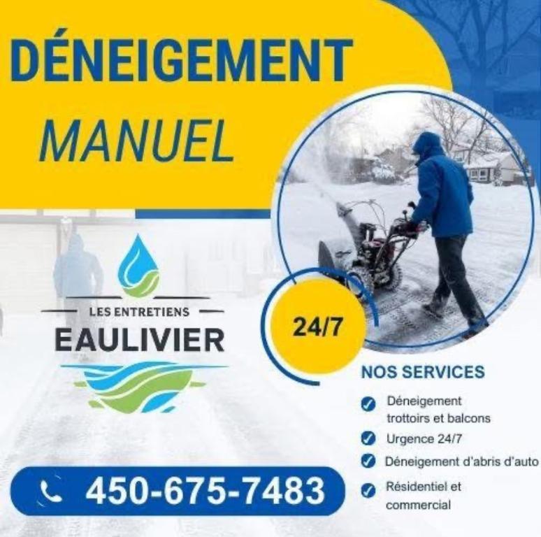 Déneigement manuel Neuf à St-Jérôme - LesPAC.com Déneigement et ...