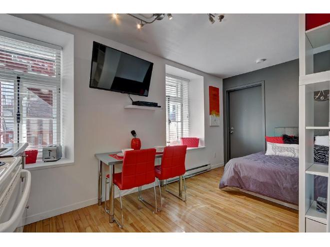 2 AVRIL- Studio fonctionnel en plein ♥ du Vieux-Québec à louer à Vieux ...