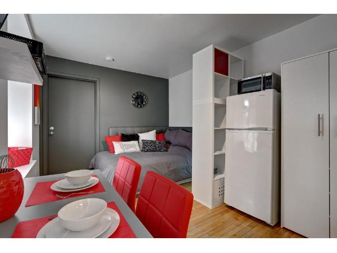 2 AVRIL- Studio fonctionnel en plein ♥ du Vieux-Québec à louer à Vieux ...