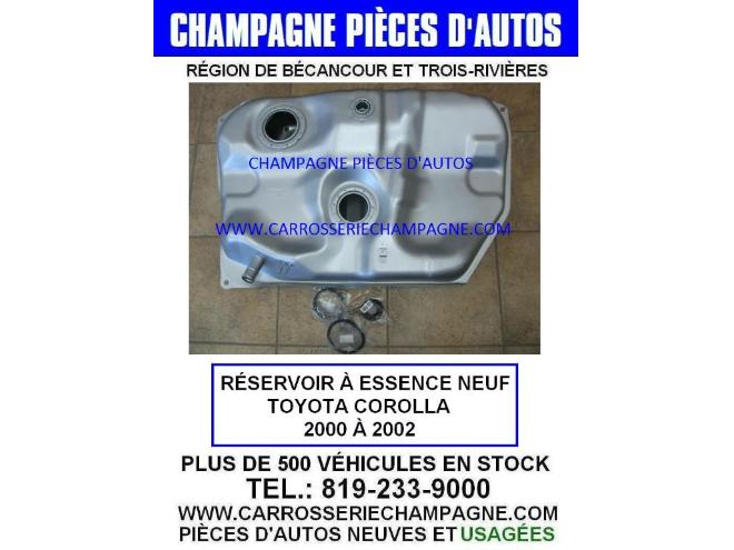 RÉSERVOIR À ESSENCE NEUF, TOYOTA COROLLA 2000 À 2002 TANK À GAZ, FUEL ...