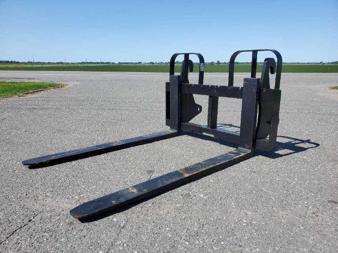 Fourche à palette HLA 7500lbs Attache John Deere JRBE, CAT IT24, John ...