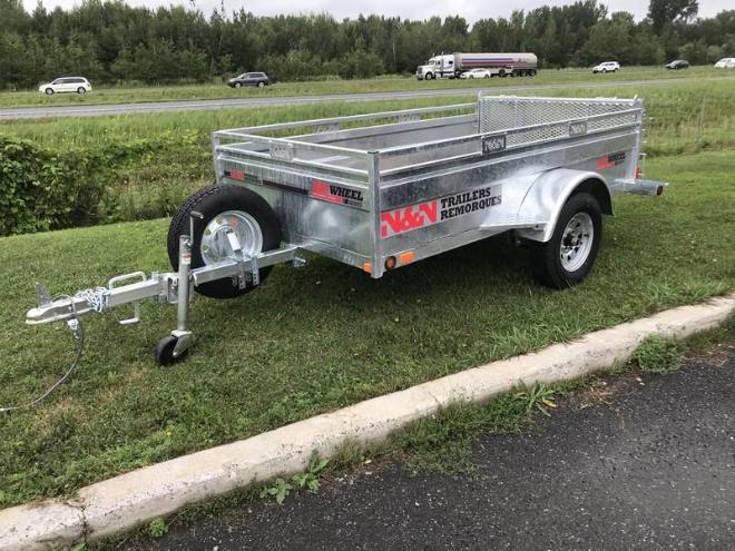 remorque utilitaire bigwheel S-63X120 galvanisé N&N remorque ouverte ...